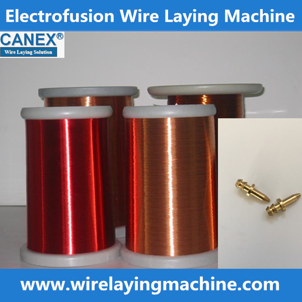 PE electrofusion fittings wire laying-Electrofusion coupling wire ...