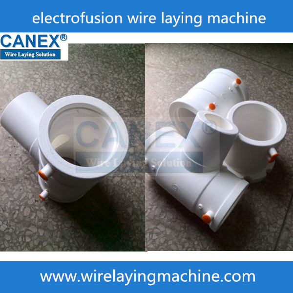 PPR ISO 15874 Electro fusion fittings wire laying machine